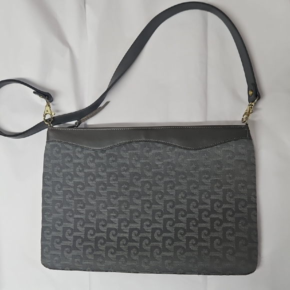 Pierre Cardin | Bags | Vintage Pierre Cardin Graylogo Shoulder Bag ...